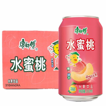 康师傅果汁饮料310ml*12/24罐红茶桃橙酸梅汤葡萄芒果金桔雪梨柚子饮品 水蜜桃310ml*12罐【图片 价格 品牌 报价】-京东