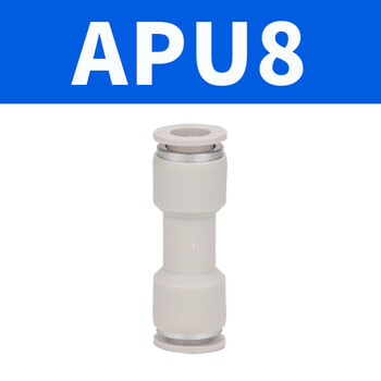 AirTAC原装亚德客气管塑胶接头直通APU4 6 8 10 12 16 APU8直通【图片 价格 品牌 报价】-京东