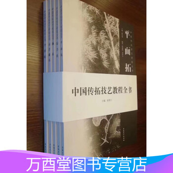  中国传拓技艺教程全书(全五册)崔隽川 安徽美术岀版社 另荐 传拓技艺概说 周佩珠 金石传拓