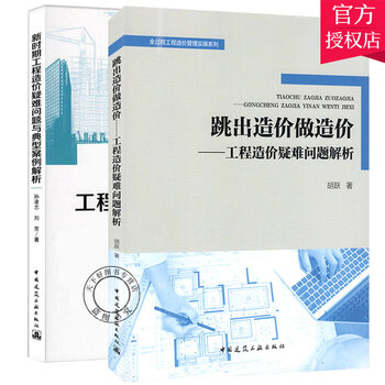 正版 新时期工程造价疑难问题与典型案例解析+跳出造价做造价——工程造价疑难问题解析 孙凌志