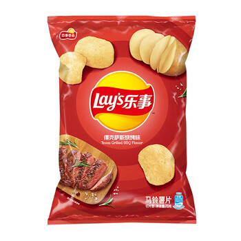 Lay‘s乐事乐事薯片70g克超大包青柠黄瓜烧烤红烩番茄原味混合 烧烤味70g*3袋【图片 价格 品牌 报价】-京东