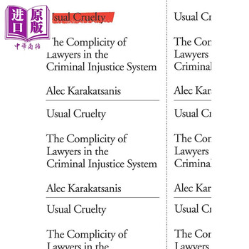 通常的残忍 亚马逊畅销 英文原版 Usual Cruelty Alec Karakatsanis
