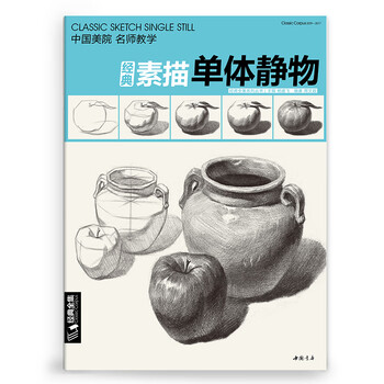 【书豪图书官方直发】经典全集素描单体静物书结构联考临摹范本入门基础  杨建飞  精湛顶陶配罐步骤敲门