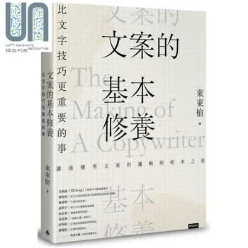 文案的基本修养 比文字技巧更重要的事 港台原版 东东枪 时报出版