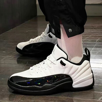 耐克（NIKE）AIR JORDAN 12 AJ12 乔12男子篮球鞋 130690 CT8013 黑白 东单DO8726-100 46【图片 ...