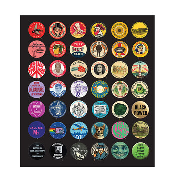【现货】Button Power 纽扣徽章的力量 125年的设计历史 流行文化视觉文化pop英文原版