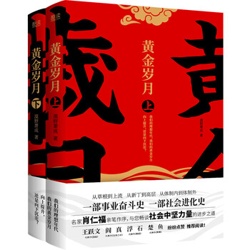 黄金岁月(上下册) 官场反腐小说名家肖仁福亲笔作序 与读者畅谈社会中坚力量的进步之道 漠野萧成