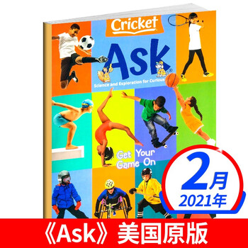 千奇百问杂志2022/2021年【单本多期可选】 蟋蟀童书期刊6-9岁儿童自然科普科学读物英文原版 ask千奇百问杂志2021年2月