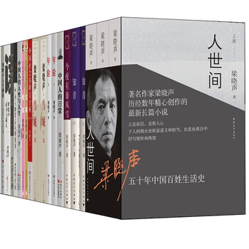 梁晓声作品集【20册 】人世间 年轮 知青 雪城 今夜有暴风雪 中国生存启示录 梁晓声人生感悟
