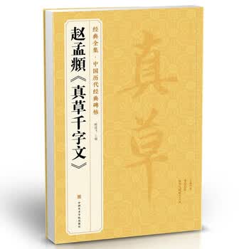 赵孟頫《真草千字文》行书字帖 中国历代原碑帖小楷书毛笔书法小草放大练字版教程出版社正版美术书籍 杨建