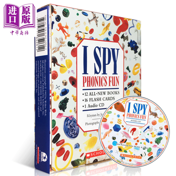 I Spy Phonics Fun 视觉大发现12册盒装附CD