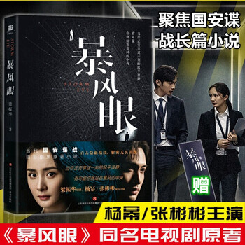 暴风眼 杨幂张彬彬主演同名电视剧原著 当代都市反谍战长篇小说 梁振华著 济南出版社djys