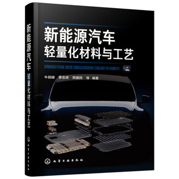 新能源汽车轻量化材料与工艺 电动汽车轻量化材料选材方案轻量化效果以及应用关键点学习资料书籍
