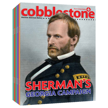 Cobblestone 鹅卵石 美国版儿童与历史科学杂志适合9-14岁儿童课外阅读蟋蟀童书期刊杂志 2018年1月刊