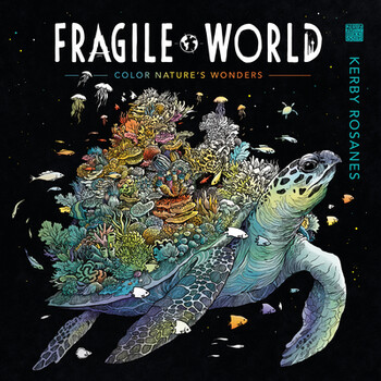 Fragile World 英文原版 脆弱的世界 填色减压 涂色书