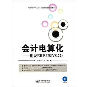会计电算化 孙伟力 编 书籍