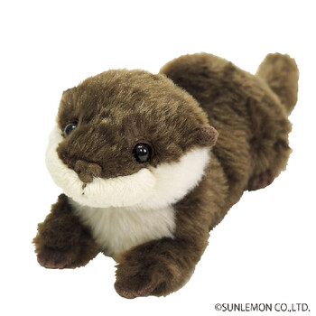 日本进口sunlemon仿真动物水獭毛绒玩具Fluffies玩偶礼物 水獭P-4782【图片 价格 品牌 报价】-京东