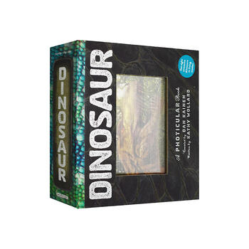 恐龙 3D立体 会动的书 英文原版 Dinosaur: A Photicular Book 光与影视