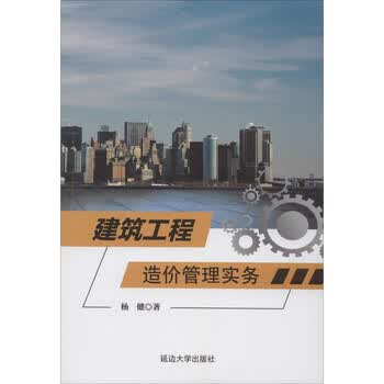建筑工程造价管理实务 杨健  书籍