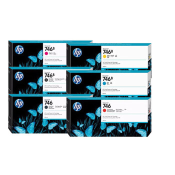 【HP746六色墨盒】惠普（HP）原装746墨盒6色套装适用DesignJetZ6系列大幅面打印机绘图仪墨水【行情 报价 价格 评测】-京东