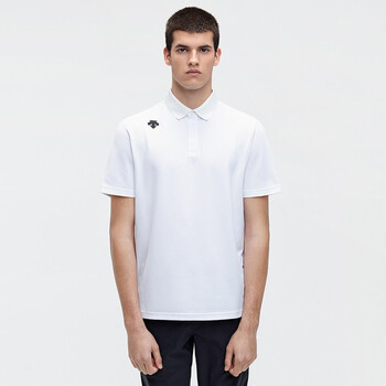 迪桑特（DESCENTE） TOUGH面料 男子运动POLO衫 透气舒适D2291TPS91C 白色-WT L(175/96A)【图片 价格 品牌 报价】-京东
