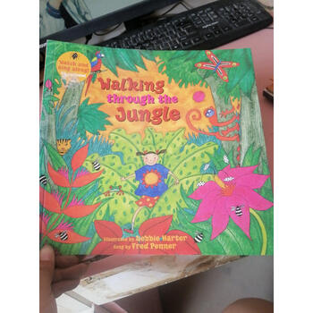 自有库存 保证正版 可开发~Walking Through the JungleBook+CD穿越丛