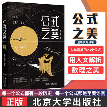 公式之美 量子学派编 用人文解析数学之美，重塑人类理性堤坝抵挡盲信洪流 数学分析数学之美数学史