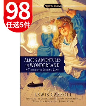 英文原版 Alice's Adventures in Wonderland 爱丽丝梦游仙境