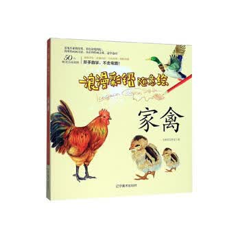 浪漫彩铅随意绘:家禽绘画  图书