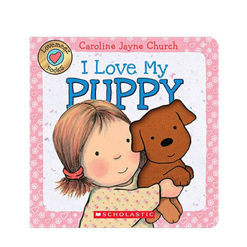 【正版书籍】英文原版 我爱我的小狗 ILove My Puppy Loce Meez  触摸纸板书