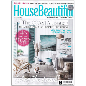 【单期可选】House Beautiful 住宅美化 2020/21年月刊 英国家居装饰设计杂志 2021年8月刊