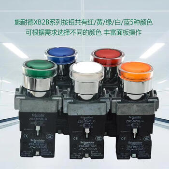 自复位带灯按钮XB2BW33B1C绿色常开24V 220VXB2BW34M1C 黄色常开 绿色常开 220V【图片 价格 品牌 报价】-京东