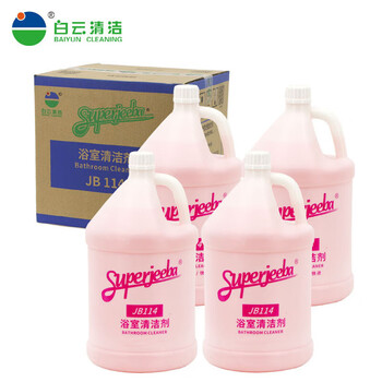 【洁霸JB114】洁霸JB114 浴室清洁剂大桶瓷面清洁剂瓷砖陶瓷玻璃地面清洁剂 3.78L*4瓶/箱【行情 报价 价格 评测】-京东