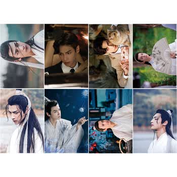 罗云熙海报2021全新高清周边润玉写真明信片卡贴墙贴壁纸挂画 E款(光滑面) 非海报产品