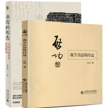 启功 我学书法的经过+书写的形态 中国书法史的经典瞬间 启功给你讲书法 2本