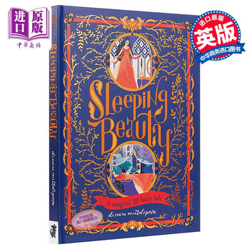 睡美人 Sleeping Beauty 3D立体纸雕书 童话故事 睡前读物 英文原版 6岁以上
