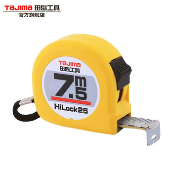 tajima田岛工具 田岛卷尺7.5米 田岛钢卷尺L25-75 尺带品质保障25mm宽日本尺7.5m L25-75【图片 价格 品牌 报价】-京东