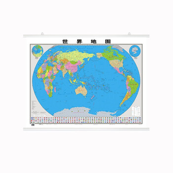 2021新版中国地图挂图+分省地图挂图 约1.1米*0.8米高清覆膜防水行政交通图 世界地图挂图