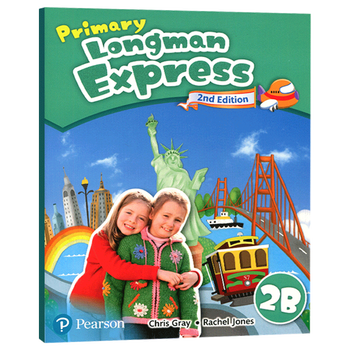 英文原版 培生朗文PLE小学英语教材学生书2B Primary Longman Express 2B 课本第二版朗文快车二年级下册香港朗文少儿英语分级阅读教材