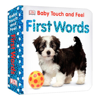 DK触摸启蒙启蒙单词 Baby Touch and Feel 英语启蒙触摸纸板书 英文原版 0-3岁