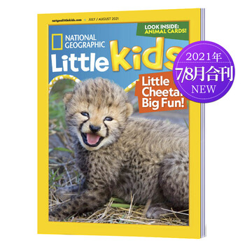 【单期可选/4本惊喜价】National Geographic Little Kids 美国国家杂志幼儿版 2022年/2021年月刊 3-6岁幼儿英语英文杂志 2021年7/8月合刊
