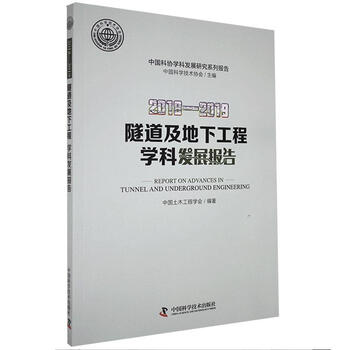2018-2019隧道及地下工程学科发展报告中国科学技术协会建筑9787504685315 隧道工程