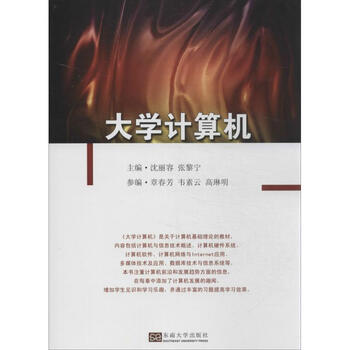大学计算机 沈丽容 编 作 张黎宁 主编 书籍