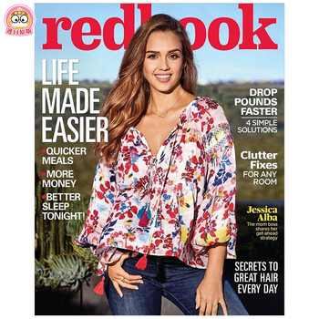 订阅 REDBOOK 美容时尚杂志 美国英文原版 年订10期