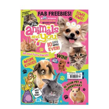 【包邮】【订阅】 ANIMALS & YOU 动物百科可爱风格类儿童杂志 美国英文版 年订17期