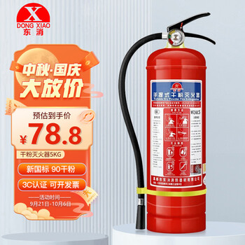 【东消MFZ/ABC5】东消5kg干粉灭火器 家用商用五公斤3A手提式灭火气瓶灭水器 MFZ/ABC5【行情 报价 价格 评测】-京东