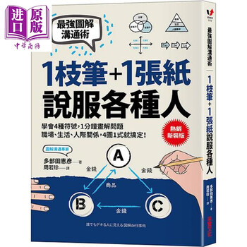 1枝笔＋1张纸，说服各种人（热*新装版）港台原版 多部田宪彦 采实文化