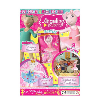 【包邮】【订阅】 ANGELINA BALLERINA 儿童芭蕾舞兴趣培养故事杂志 美国英文 年订12期
