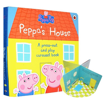 小猪佩奇 英文原版童书  Peppa Pig Peppa's House  360度剧场立体书 进口原版