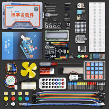适用于arduino 单片机开发板 uno r3入门学习套件 scratch创客教育米思齐开发板 arduino进阶套件(含创客增强主板 ...